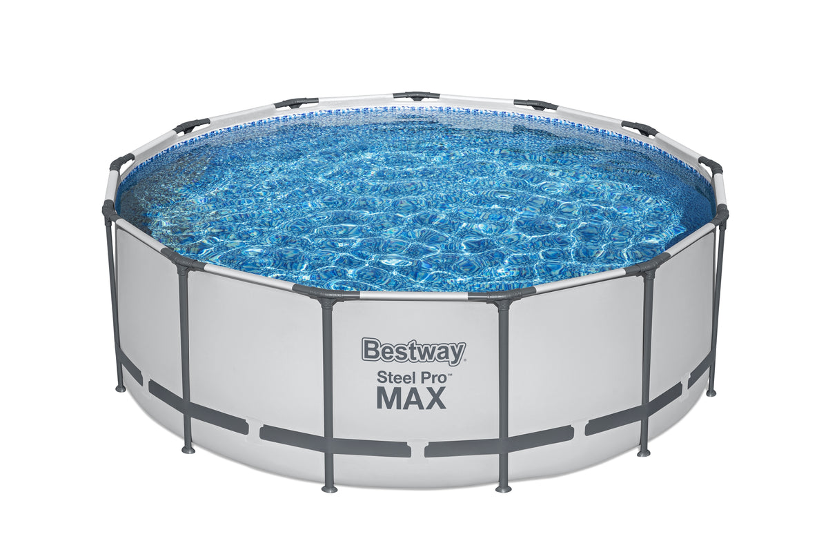 Bestway (5618W)Round Steel Pro MAX™ 13' x 48"/3.96m x 1.22m Pool Set – Aquafun.in